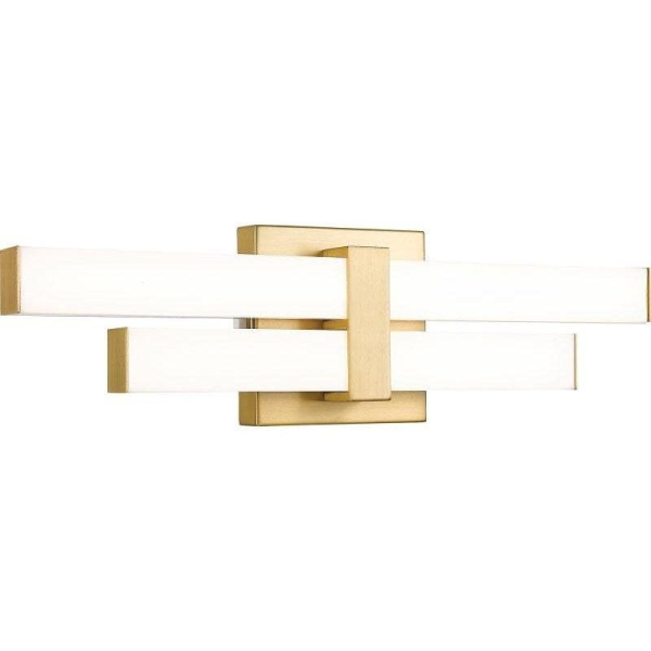 Z-Lite 1008-18W-MGLD-LED Zane Modern Gold Vanity | DelMarFans.com