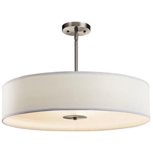 Kichler 42122NI Pendants 3 Light Brushed Nickel Pendant Lighting ...