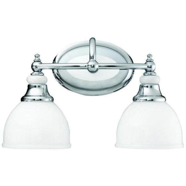 Kichler 5368CH Pocelona 2 Light Chrome Vanity Lighting | DelMarFans.com