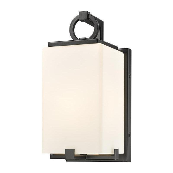 Z-Lite 593S-BK Sana 1-Light Black | DelMarFans.com