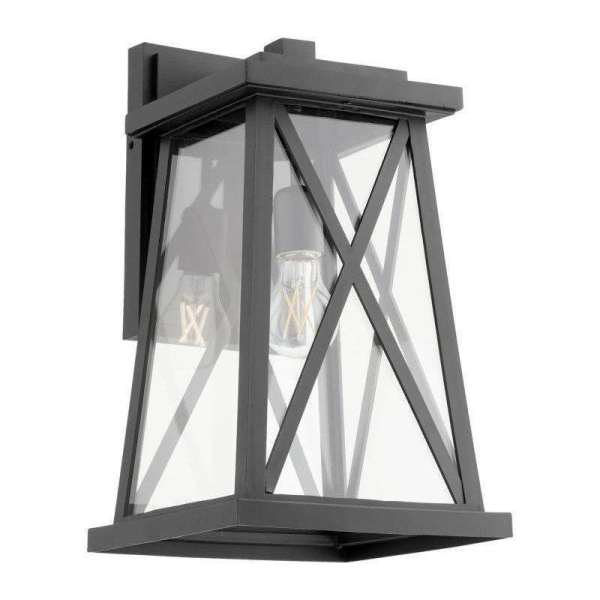 Quorum Lighting 725-16-69 Artesno 1-Light Textured Black Wall Sconce ...