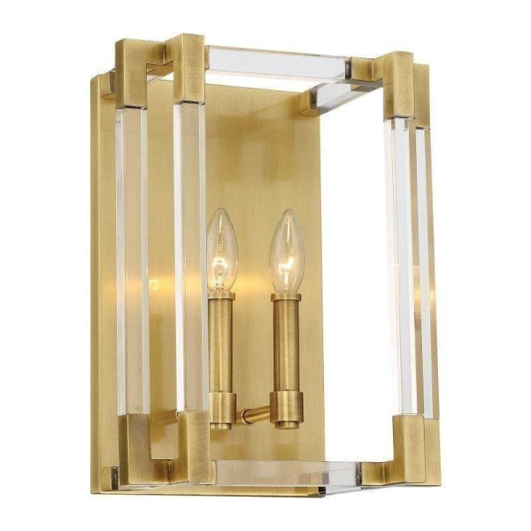 Metropolitan N7352-790 Prima Vista 2-Light Aged Antique Brass Outdoor ...