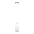 EGLO 92739A Rivato 1-Light White / Chrome Pendant | DelMarFans.com