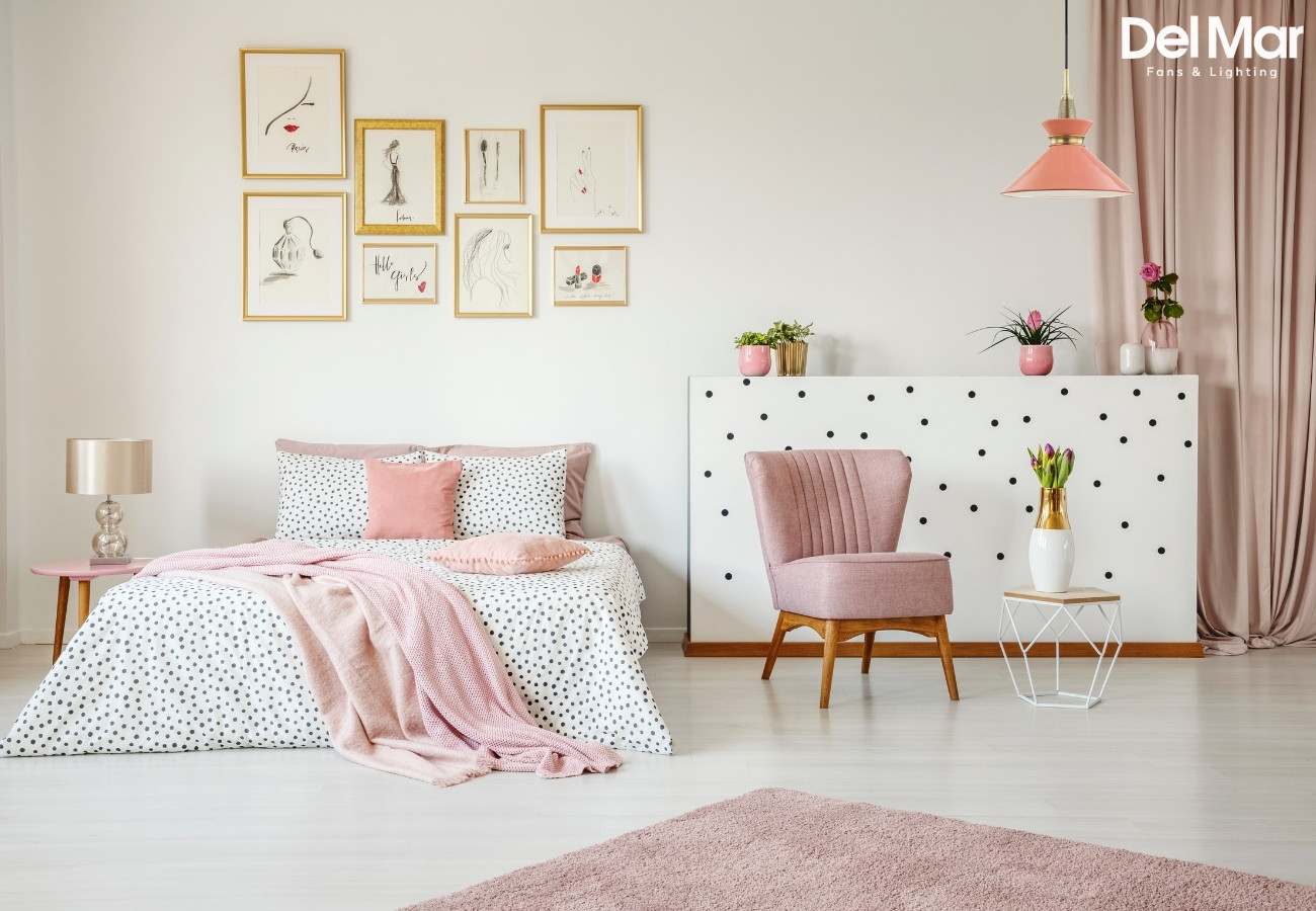 Six Chic Pink Dreamhouse Fans & Lighting Fixtures | DelMarFans.com